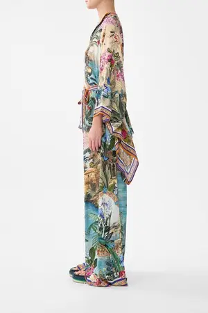 Camilla Button Through Scarf Blouse