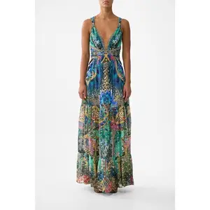 Camilla V Neck Evening Dresses