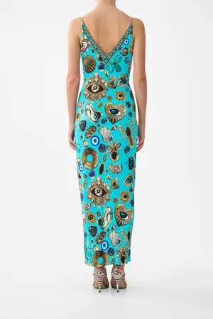Camilla Strappy Dress With Twist Front