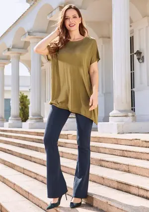 Betabrand Asymmetrical Boatneck Sweater
