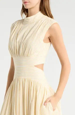 Parker The Julianne Stripe Cotton Maxi Dress