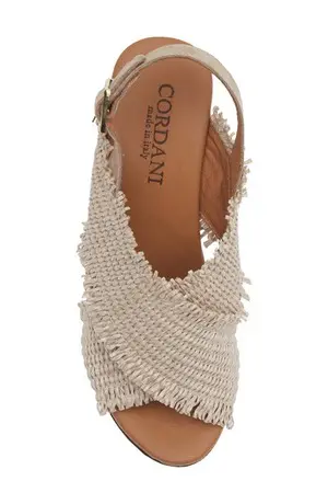 Cordani Wendy2 Raffia Slingback Sandal