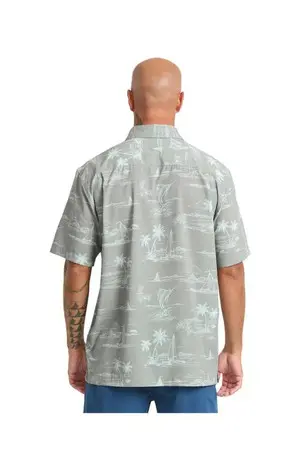QUIKSILVER WATERMAN Performance Pack Wm Ss Short Sleeve Shirt - Frost Gray