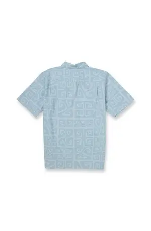 QUIKSILVER WATERMAN Tiki Beach Wm Ss Short Sleeve Shirt