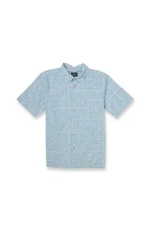 QUIKSILVER WATERMAN Tiki Beach Wm Ss Short Sleeve Shirt