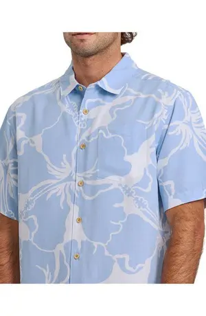 QUIKSILVER WATERMAN Bay Breeze Wm Ss Short Sleeve Shirt - Skyway