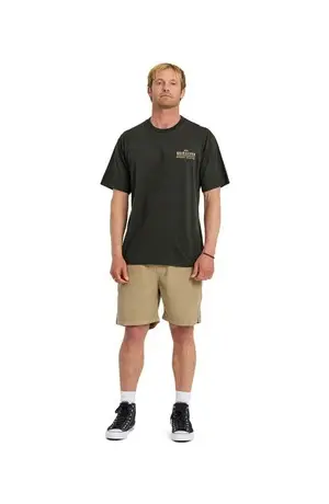 Quiksilver Off The Grid Qmt0 Short Sleeve Shirt - Phantom