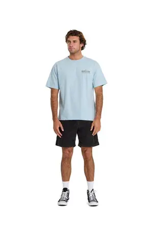 QUIKSILVER WATERMAN Off The Grid Qmt0 Short Sleeve Shirt - Skyway