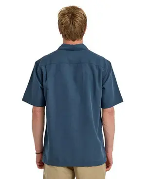 QUIKSILVER WATERMAN Centinela Short Sleeve Shirt - Navy