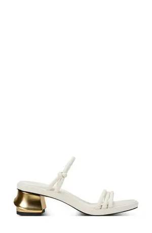 Dkny Tafeta Slide Sandal - Ivory