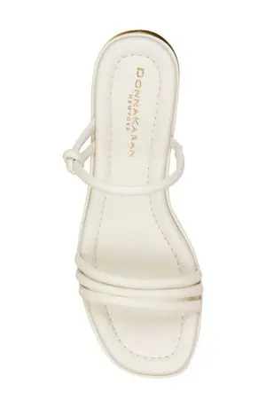 Dkny Tafeta Slide Sandal - Ivory