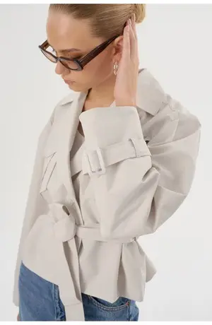 LAMARQUE Quinn | Cropped Trench Coat