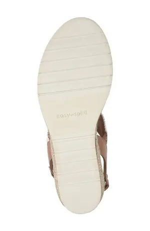 Easy Spirit Selene Wedge Sandal - Dark Natural