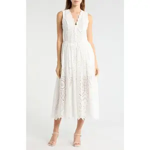 Avec Les Filles Button Detailed Dresses