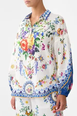 Camilla Balloon Sleeve Blouse