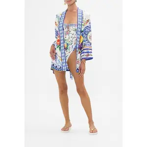 Camilla Short Batwing Layer With Crystal Embellishments
