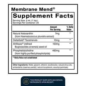 QUICKSILVER SCIENTIFIC Membrane Mend Phosphatidylcholine Ahiflower Oil And Astaxanthin Supplement