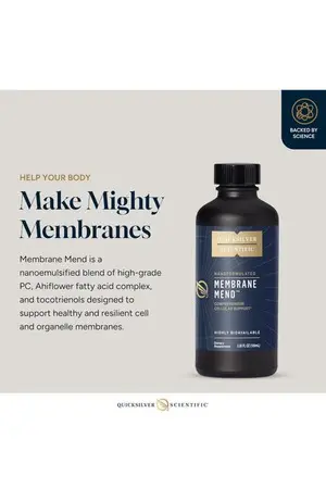 QUICKSILVER SCIENTIFIC Membrane Mend Phosphatidylcholine Ahiflower Oil And Astaxanthin Supplement