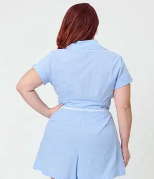 Unique Vintage Shirley Crop Top
