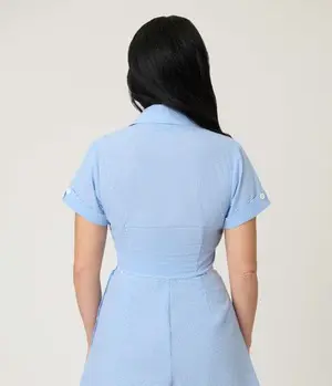 Unique Vintage Shirley Crop Top