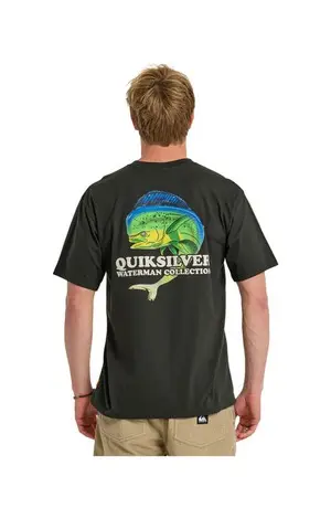 QUIKSILVER WATERMAN Big Bull Qmt0 Short Sleeve Shirt - Phantom