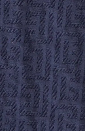 Balmain Monogram Cotton Jacquard Button-up Shirt