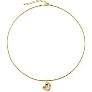Monica Vinader Infinity Heart Pendant Necklace - 18k Gold Vermeil