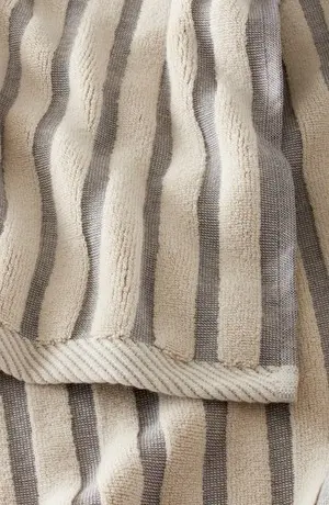 Nordstrom Mixed Stripe 6-piece Cotton Towel Set - Beige Oatmeal Multi