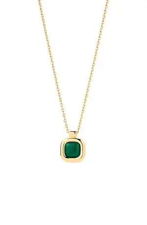 ANA LUISA Clara Pendant Necklace - Gold/green