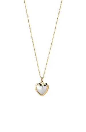 ANA LUISA Heart Pendant Necklace - Gold/silver