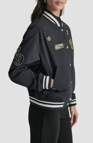 Dkny 1989 Pins & Patches Varsity Jacket