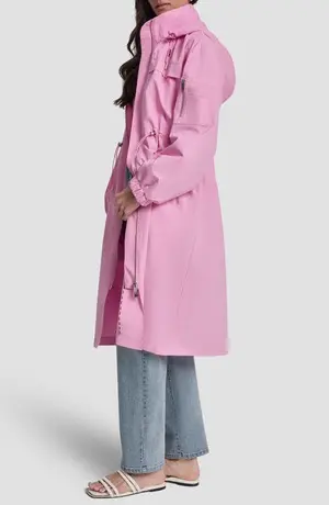 Dkny 1989 Logo Walker Anorak - Bright Peony