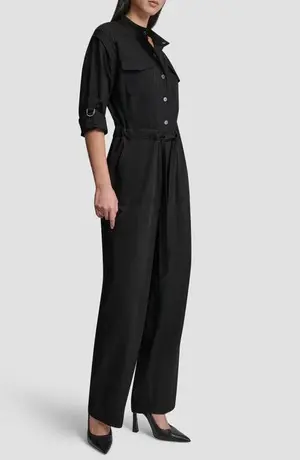Dkny Long Sleeve Jumpsuit