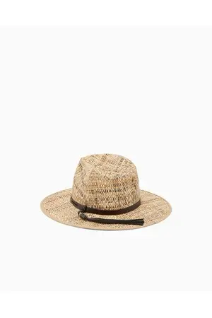 Emporio Armani Woven Raffia Hat