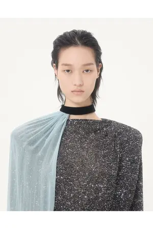 Valentino Garavani Sequin Thread Jumper - Metallic