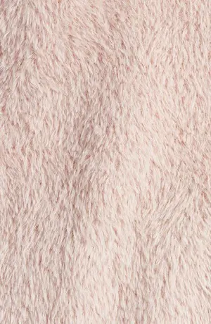 Nordstrom Nestle Faux Fur Throw Blanket - Pink Sepia