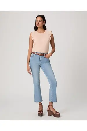 Paige Mason Crop Bootcut Jean Denim