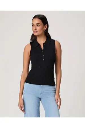 Paige Vesta Top - Black