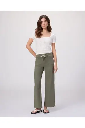 Paige Ari Wide Leg Pant - Green