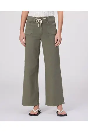 Paige Ari Wide Leg Pant - Green