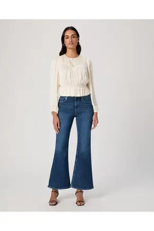 Paige Marlow Skimmer Flare Jean - Denim