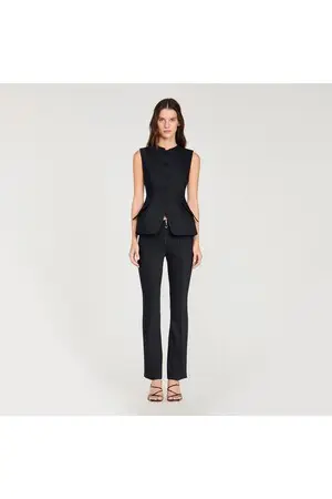 Sandro Peplum Vest