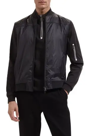 Bugatchi Soft Touch Knit Vest - Black