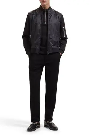 Bugatchi Soft Touch Knit Vest - Black