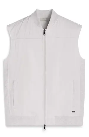 Bugatchi Soft Touch Knit Vest - Chalk