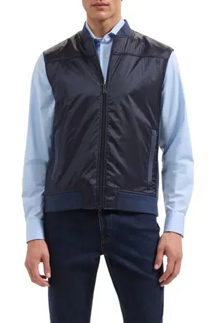 Bugatchi Soft Touch Knit Vest - Navy