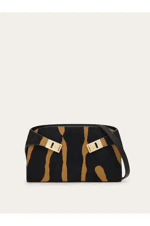 FERRAGAMO Hug Mini Crossbody Bag - Brown