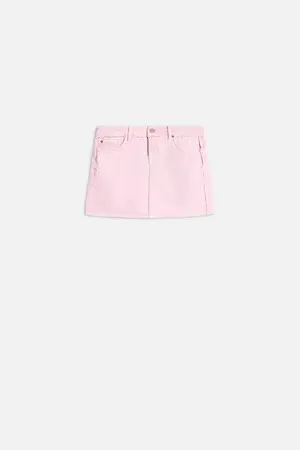 7 For All Mankind Cherry Mini Skirt In Mankind Rose - Pink