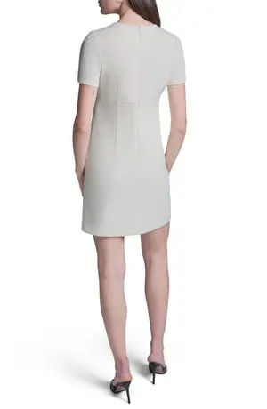 Bcbgmaxazria Topstitch Shift Minidress