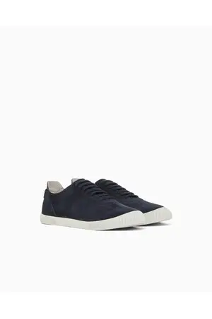 Giorgio Armani Suede Sneakers - Navy